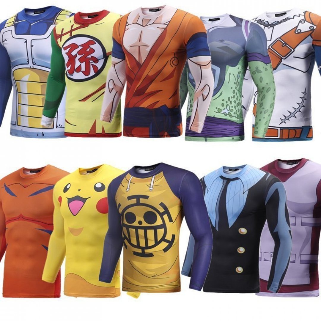 Anime Characters 3D Printed Sweatshirts - Nakama Store