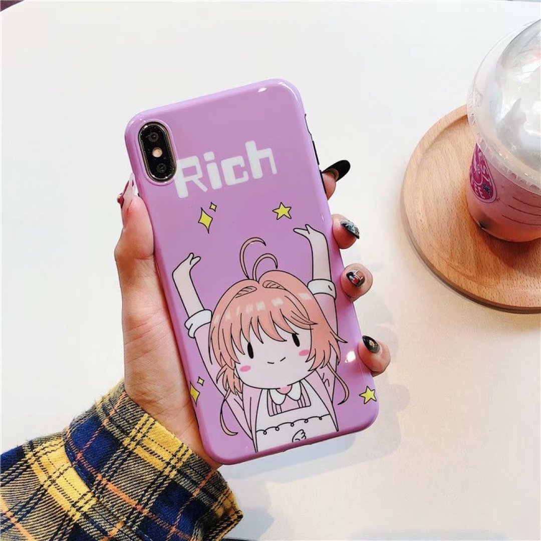 Buy Cute Anime Girl Silicone iPhone Case Online - Nakama Store